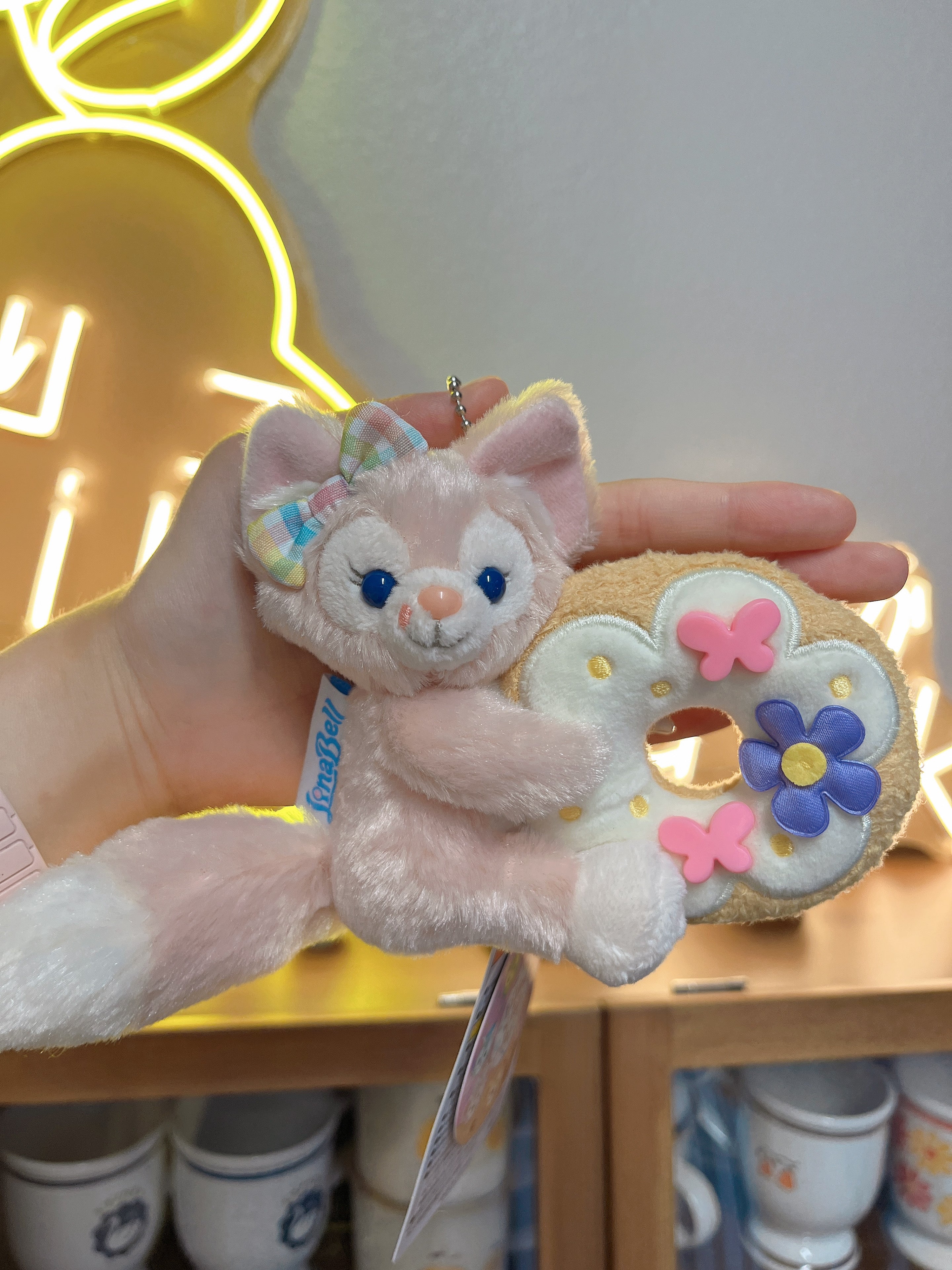 Tokyo Disney Summer Limited Keychain Plush – LinaBell with Donut Serie ...